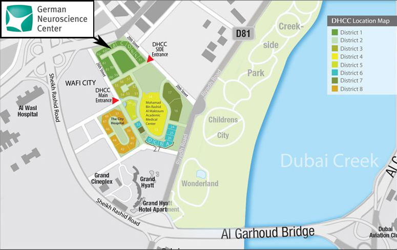 معلومات الإتصال | German Neuroscience Center Dubai 1