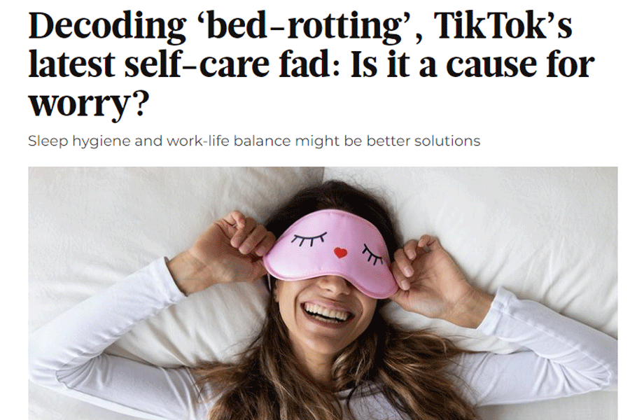 What is TikTok’s latest trend ‘bed-rotting’? Dubai Psychologist Dr ...